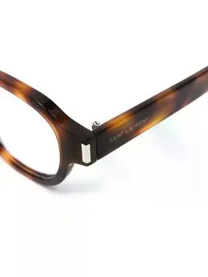 Saint Laurent Tortoiseshell Effect Glasses