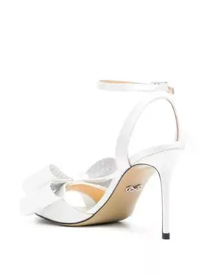 Mach & Mach Le Cadeau 95mm Sandals - White