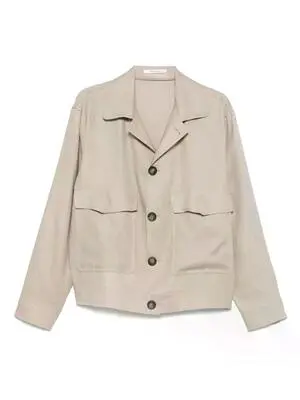 Tagliatore Linen Shirt Jacket