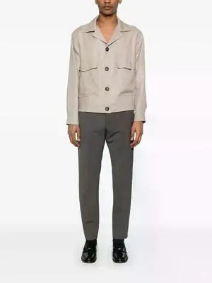 Tagliatore Linen Shirt Jacket
