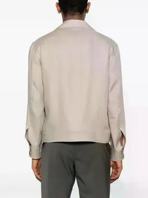 Tagliatore Linen Shirt Jacket