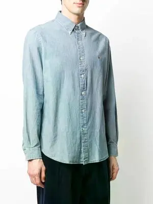 Polo Ralph Lauren Logo-embroidered Chambray Shirt