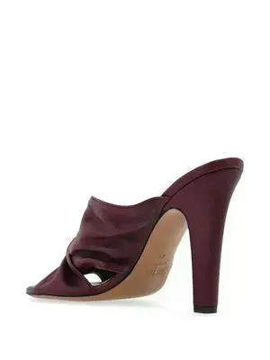 Paris Texas 100mm Maria Sandals - Red