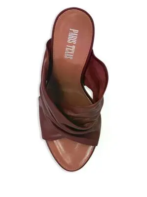Paris Texas 100mm Maria Sandals - Red