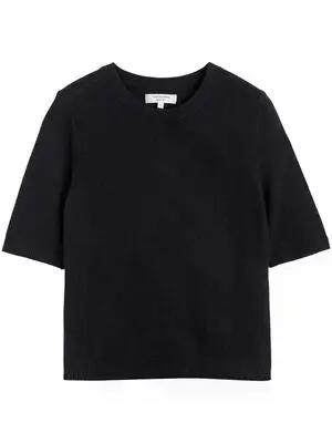 Chinti & Parker Cashmere Crew Neck Short Sleeve Sweater