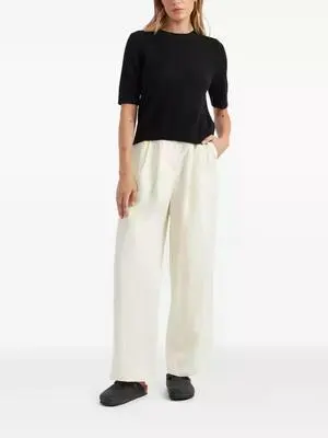 Chinti & Parker Cashmere Crew Neck Short Sleeve Sweater