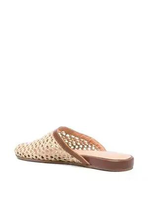 ANCIENT GREEK SANDALS Woven Mules - Neutrals