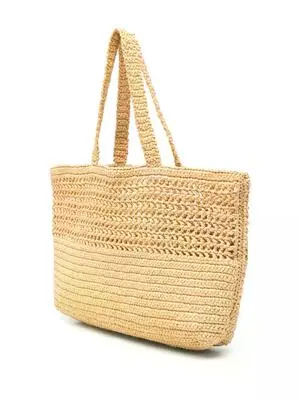 Patrizia Pepe Logo-embroidered Tote Bag