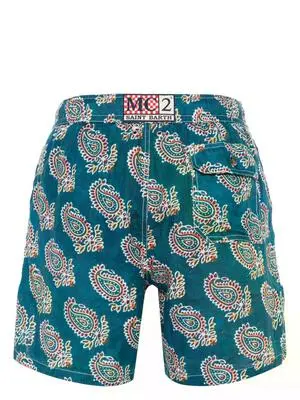 MC2 SAINT BARTH Gustavia Linen Swim Shorts