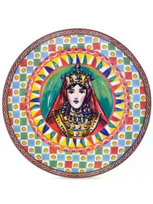 Dolce & Gabbana Porcelain Bread Plates - Multicolour