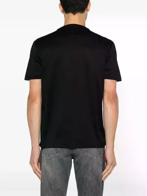 D4.0 Cotton T-shirt - Black