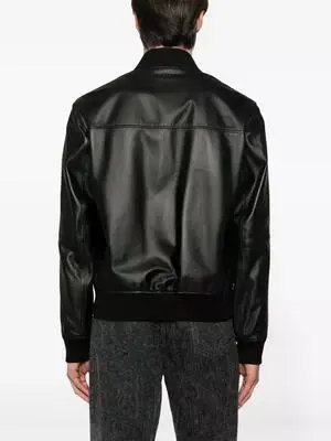 Bally Leather Bomber Jacket