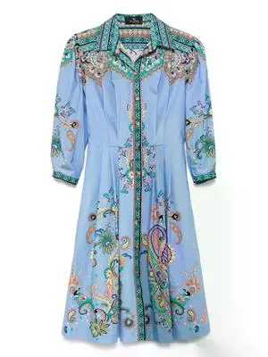 Etro Paisley-print Midi Dress