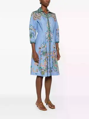 Etro Paisley-print Midi Dress