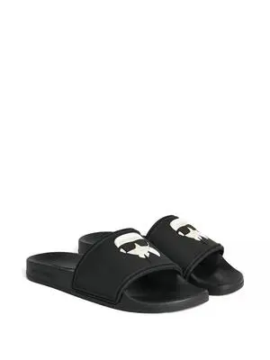 Karl Lagerfeld Logo-embossed Slides