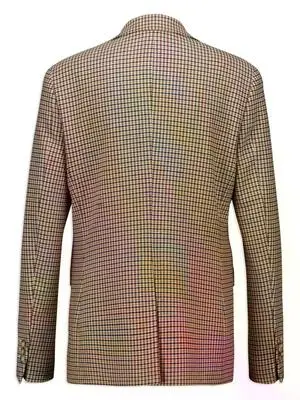 PAULA Houndstooth-check Wool Blazer