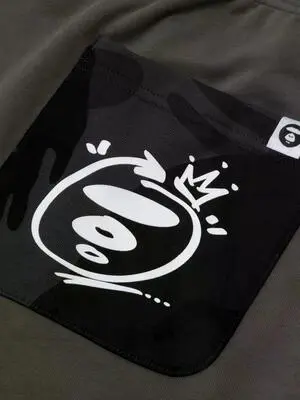 AAPE BY *A BATHING APE Ape-appliqué Track Shorts