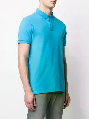 Polo Ralph Lauren Embroidered Logo Polo Shirt - Blue
