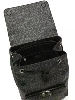 Dolce & Gabbana Coated Jacquard Backpack