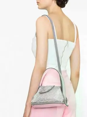 Gcds Comma Metallic Leather Bag