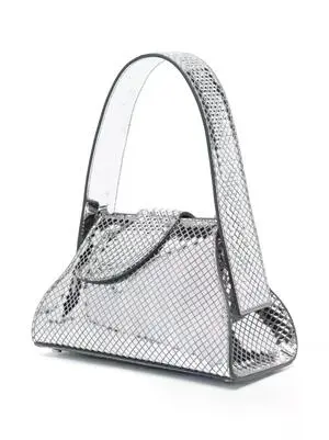 Gcds Comma Metallic Leather Bag