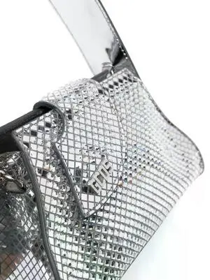 Gcds Comma Metallic Leather Bag