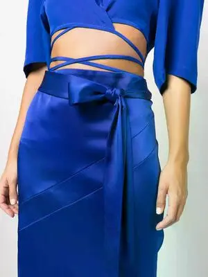 TOM FORD Side-tie Satin Skirt