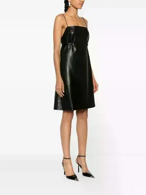 Givenchy Belted Leather Mini Dress