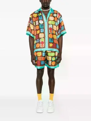 Dsquared2 Elastic-waistband Graphic Print Shorts