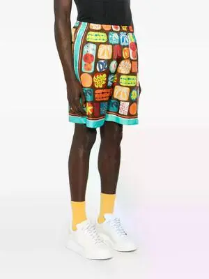 Dsquared2 Elastic-waistband Graphic Print Shorts