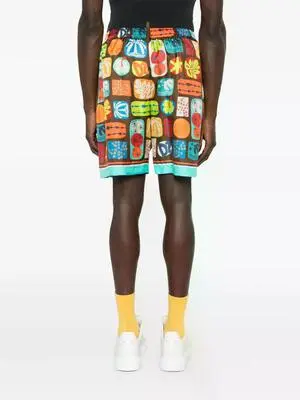 Dsquared2 Elastic-waistband Graphic Print Shorts