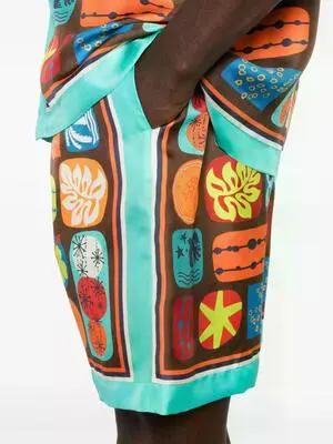 Dsquared2 Elastic-waistband Graphic Print Shorts