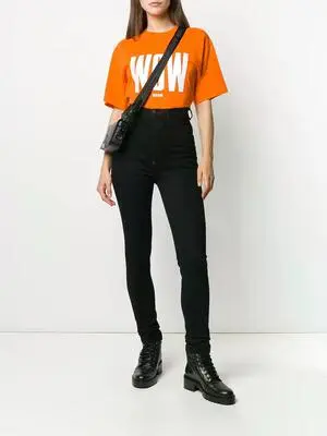 Philipp Plein Super High Waist Jeggings - Black