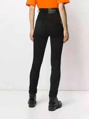 Philipp Plein Super High Waist Jeggings - Black