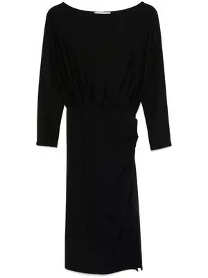 KAOS Ruched Midi Dress