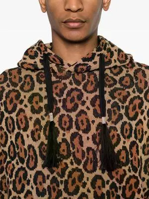 Emporio Armani Leopard-print Hoodie
