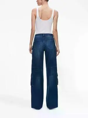 Alice + Olivia Cay Wide-leg Cargo Jeans