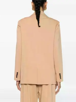 FORTE_FORTE Single-breasted Twill Blazer