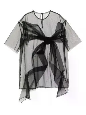 JNBY Bow-embellished Oversized T-shirt
