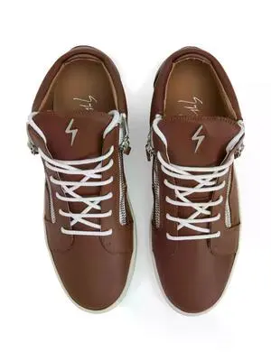 GIUSEPPE ZANOTTI Kriss Mid-top Sneakers - Brown