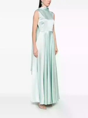 Solace London Emilia Maxi Dress - Blue
