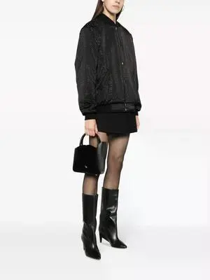 LE SILLA Logo-plaque Leather Tote Bag - Black