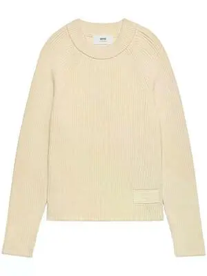 AMI Paris Logo-patch Sweater