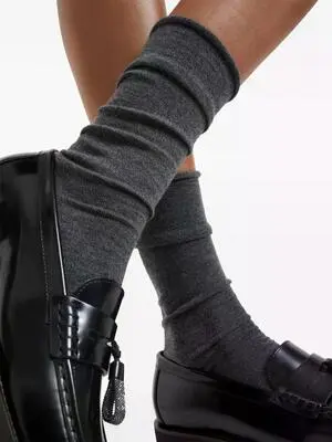 Brunello Cucinelli Fine-knit Socks - Grey