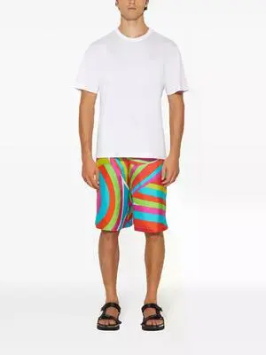 Emilio Pucci Iride-print Silk Shorts