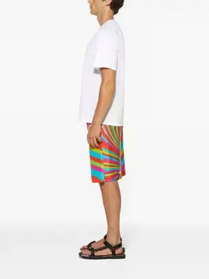 Emilio Pucci Iride-print Silk Shorts