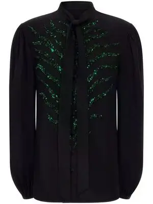 Roberto Cavalli Sequin-embellished Blouse