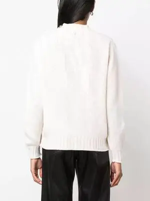BARRIE Button-detailed Cashmere Jumper - Neutrals