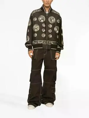 Dolce & Gabbana Graphic-print Long-sleeved Jacket