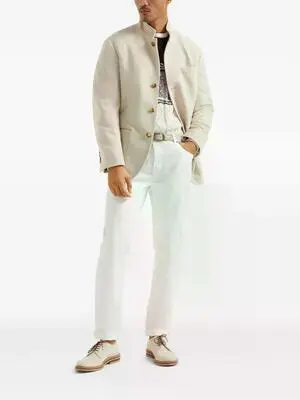 Brunello Cucinelli Cashmere Blazer - Neutrals